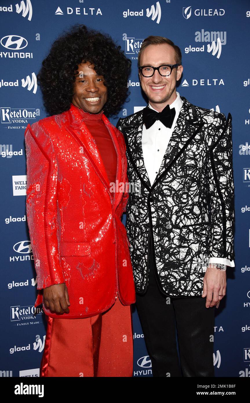 Actor Billy Porter, left, and husband Adam Smith attend the 30th annual ...