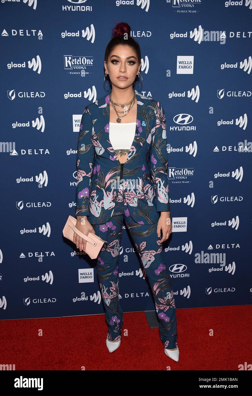 Andrea Russett attends the 30th annual GLAAD Media Awards at the New ...
