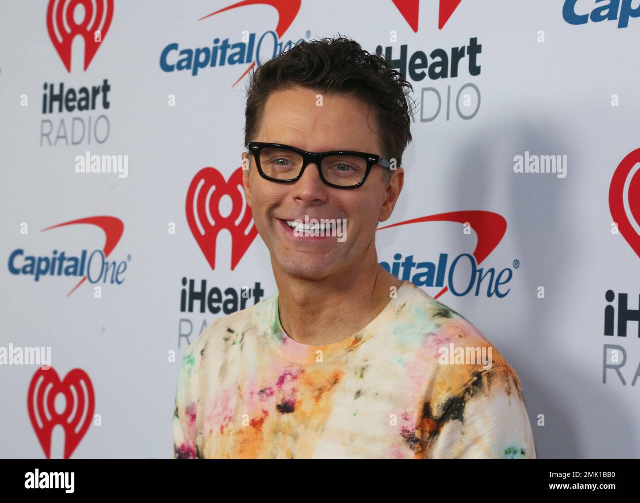 Bobby Bones arrives at the iHeartCountry Festival at the Frank Erwin ...