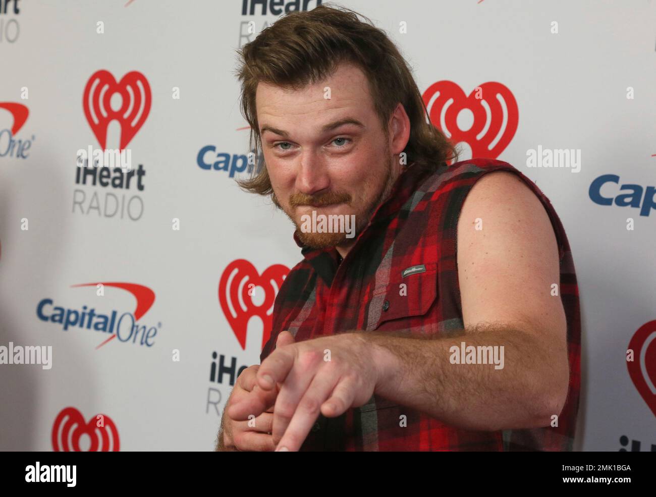 Morgan Wallen arrives at the iHeartCountry Festival at the Frank Erwin ...