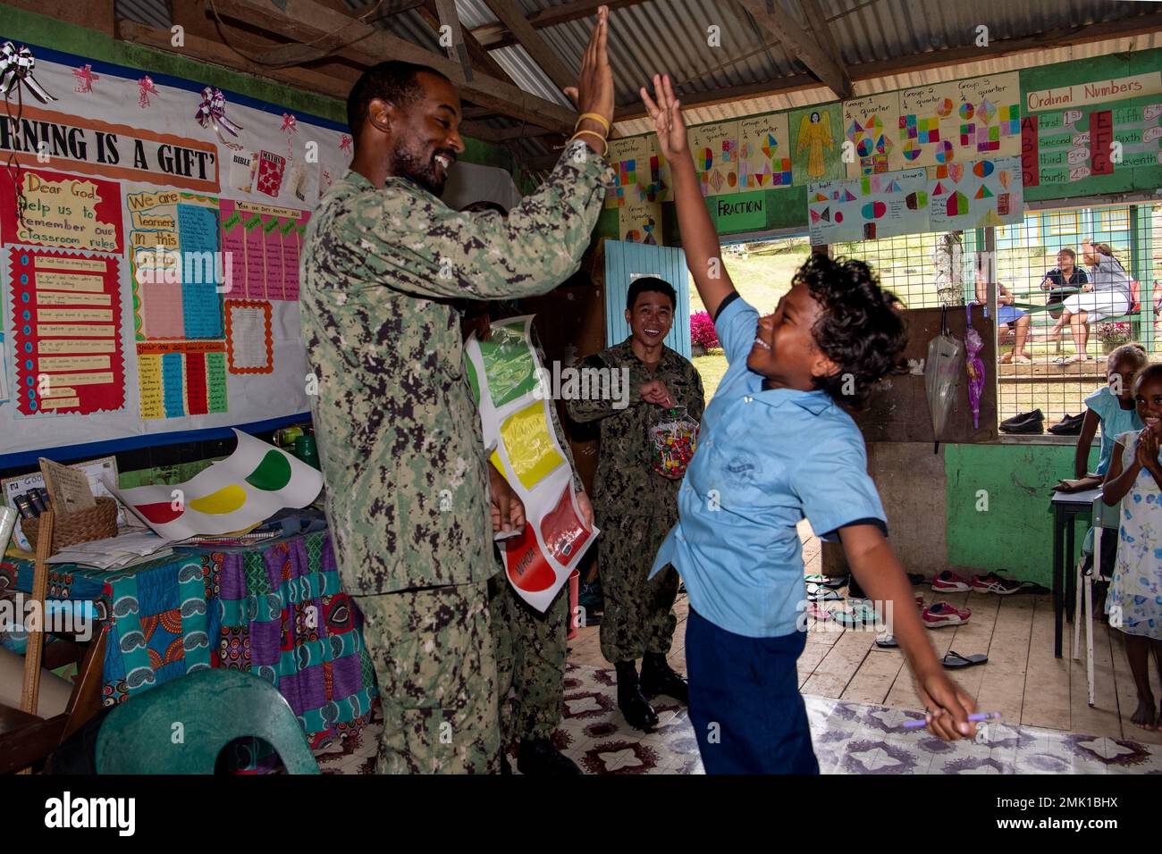 HONIARA, Solomon Islands (Sept. 2, 2022) – Lt.j.g Donte Brackett, from ...