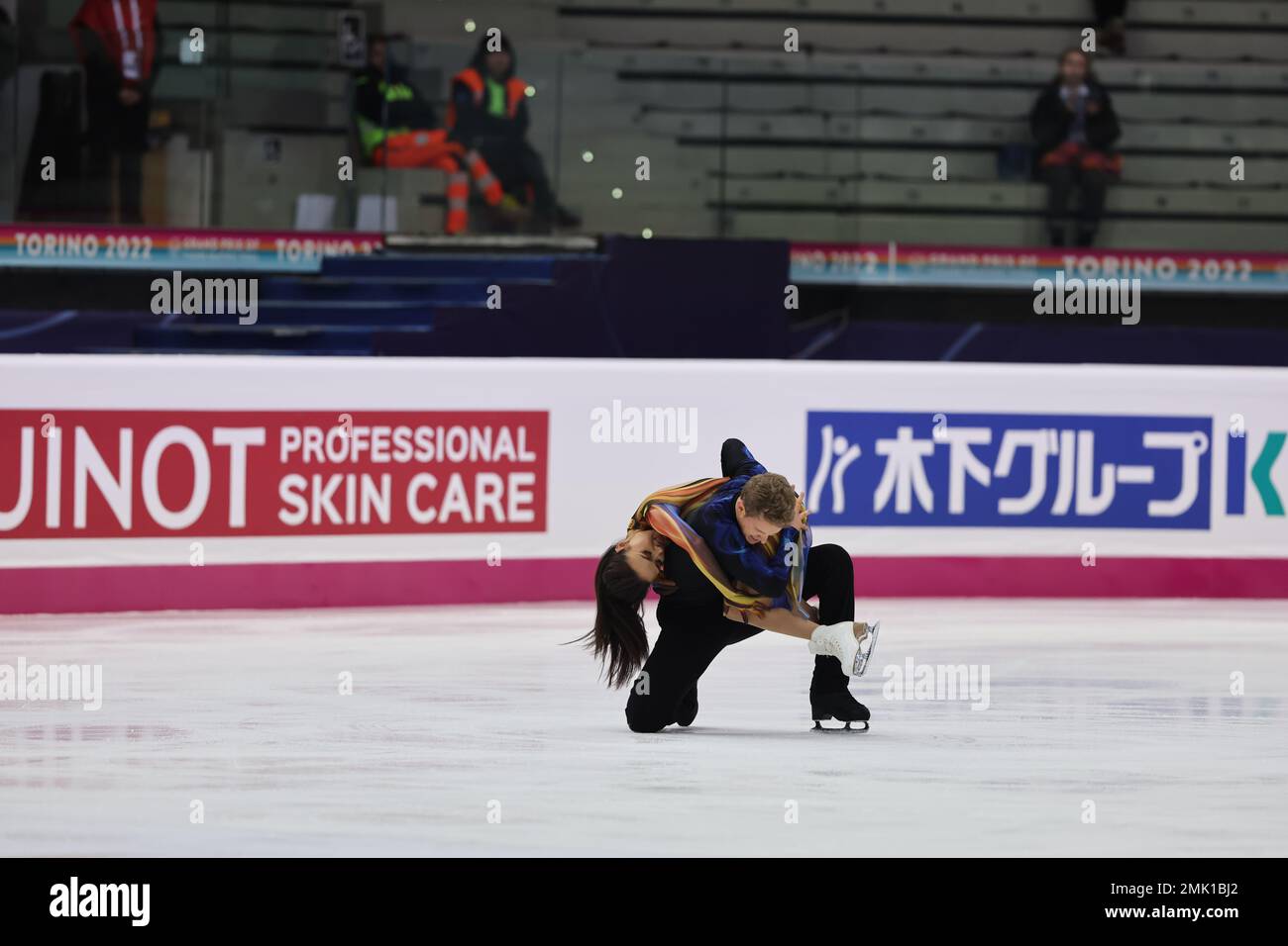 Madison Chock and Evan Bates of United States of America compete during ...