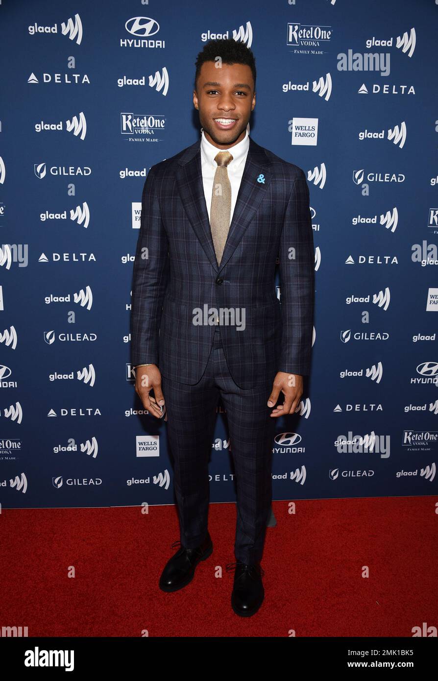 Dyllon Burnside attends the 30th annual GLAAD Media Awards at the New ...