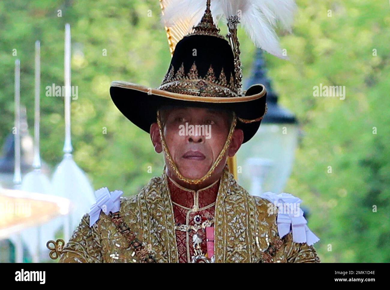 Thailand's King Maha Vajiralongkorn is transported on the royal ...