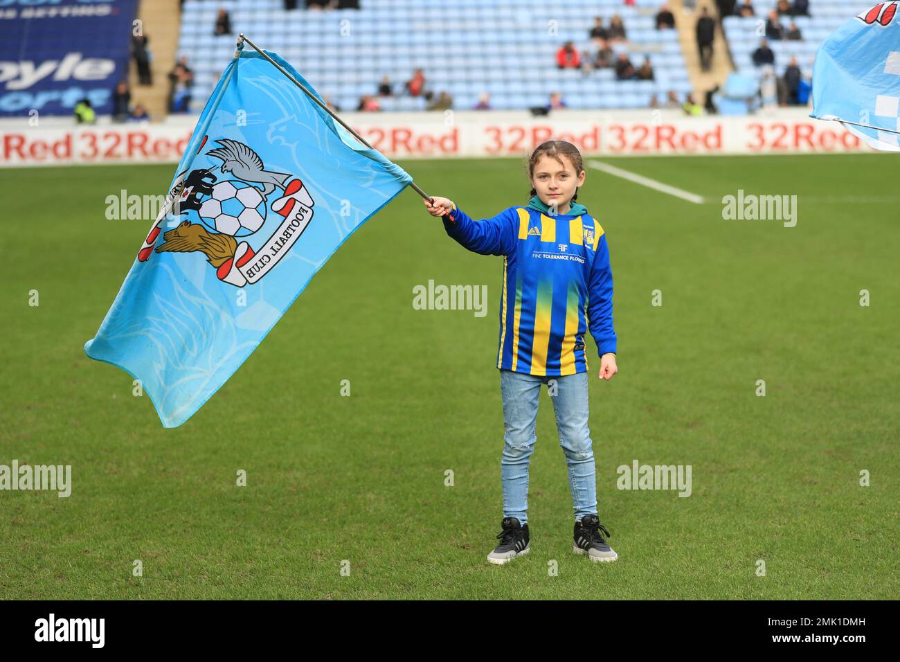 Coventry city flag championship hi-res stock photography and images - Alamy