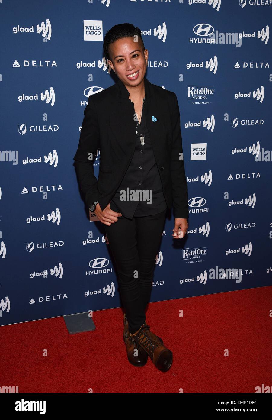 Television personality Ruthie Alcaide attends the 30th annual GLAAD Media Awards at the New York ...