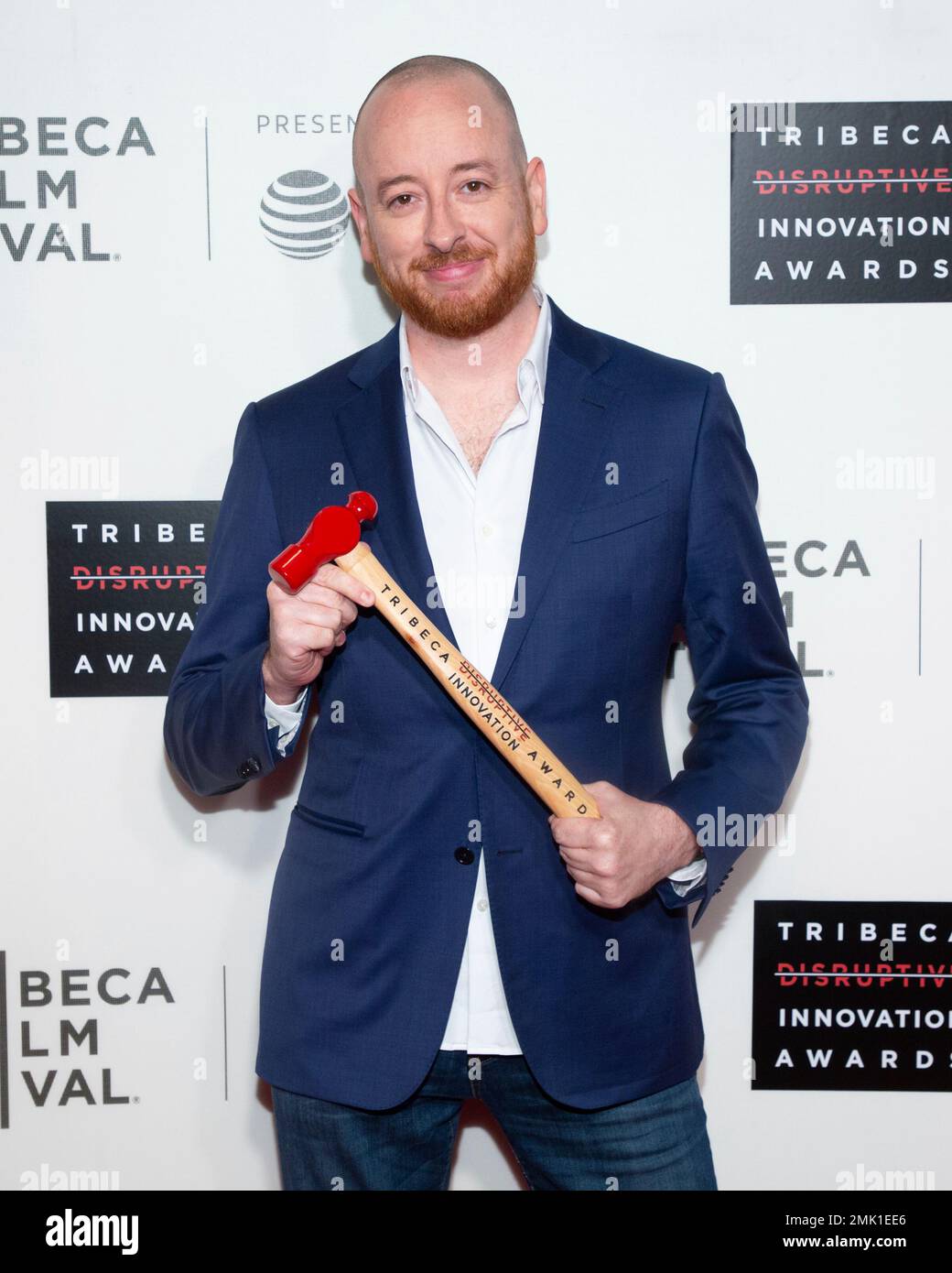 Honoree Tony DiMatteo attends the 10th annual Tribeca Disruptive ...