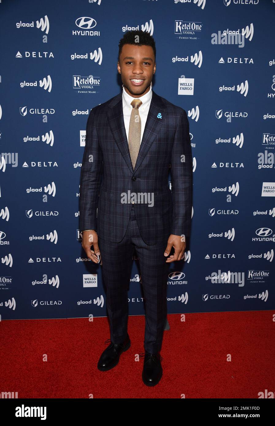 Television personality Dyllon Burnside attends the 30th annual GLAAD ...