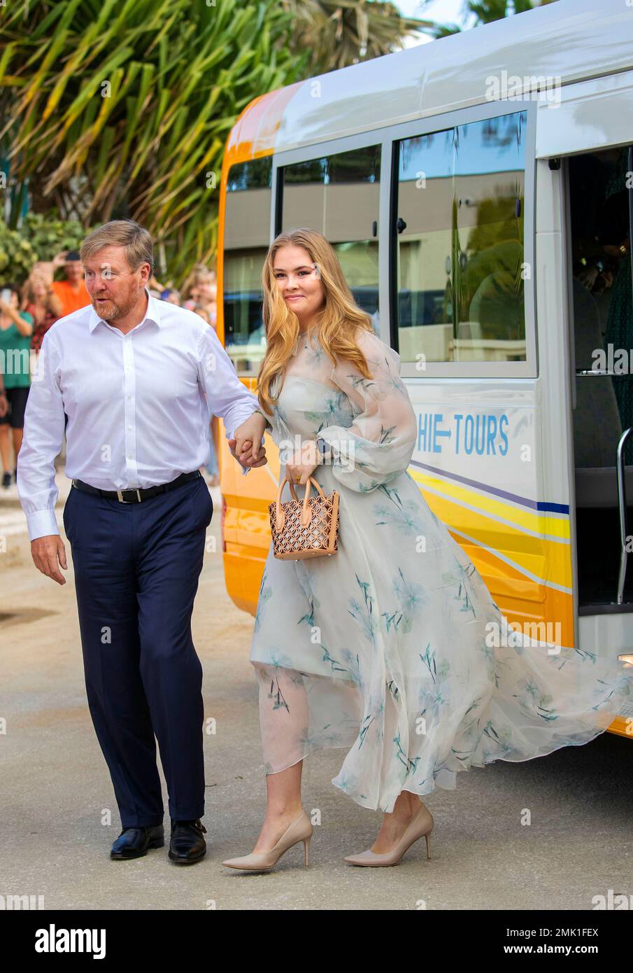 King Willem-Alexander and Princess Amalia of The Netherlands arrive at ...