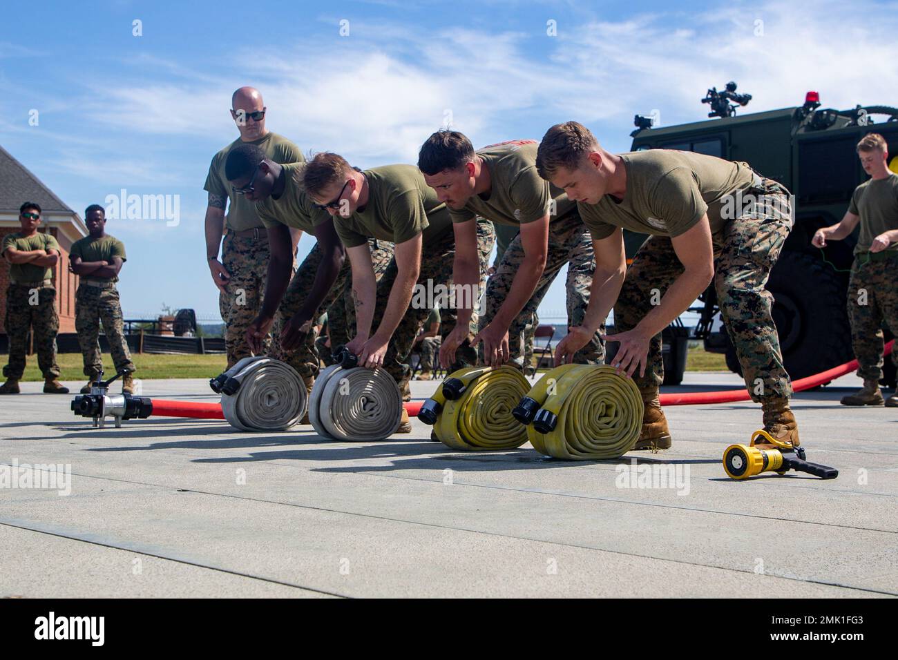 U.S. Marines with Marine Corps Air Facility Quantico and Chemical ...