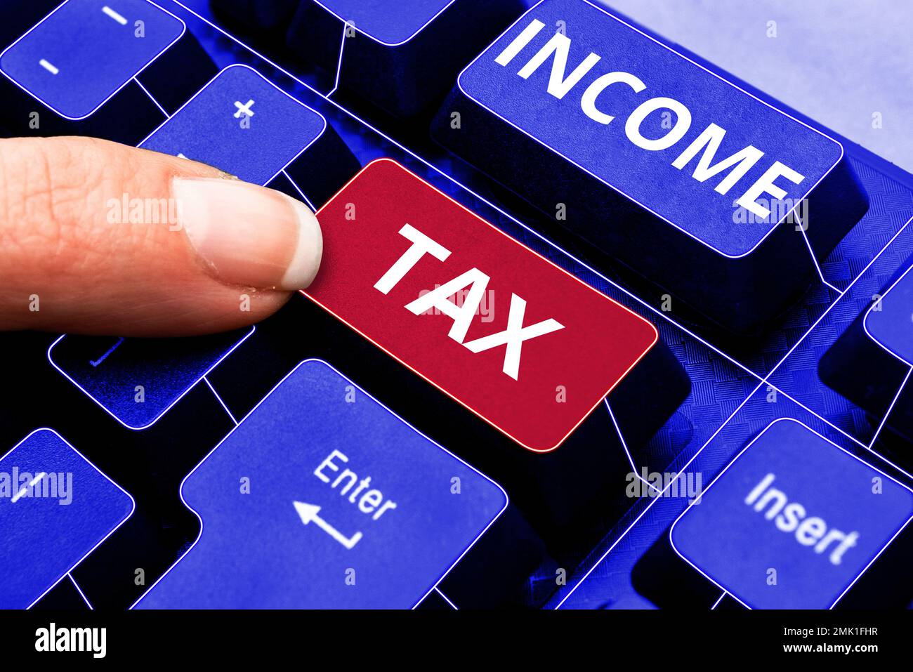 Writing displaying text Income Tax. Conceptual photo Annual charge ...