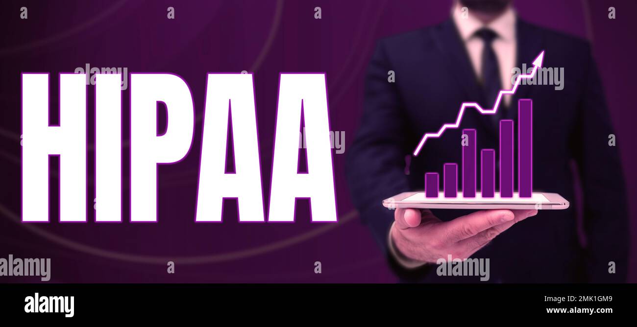Conceptual display Hipaa. Business overview Acronym stands for Health ...
