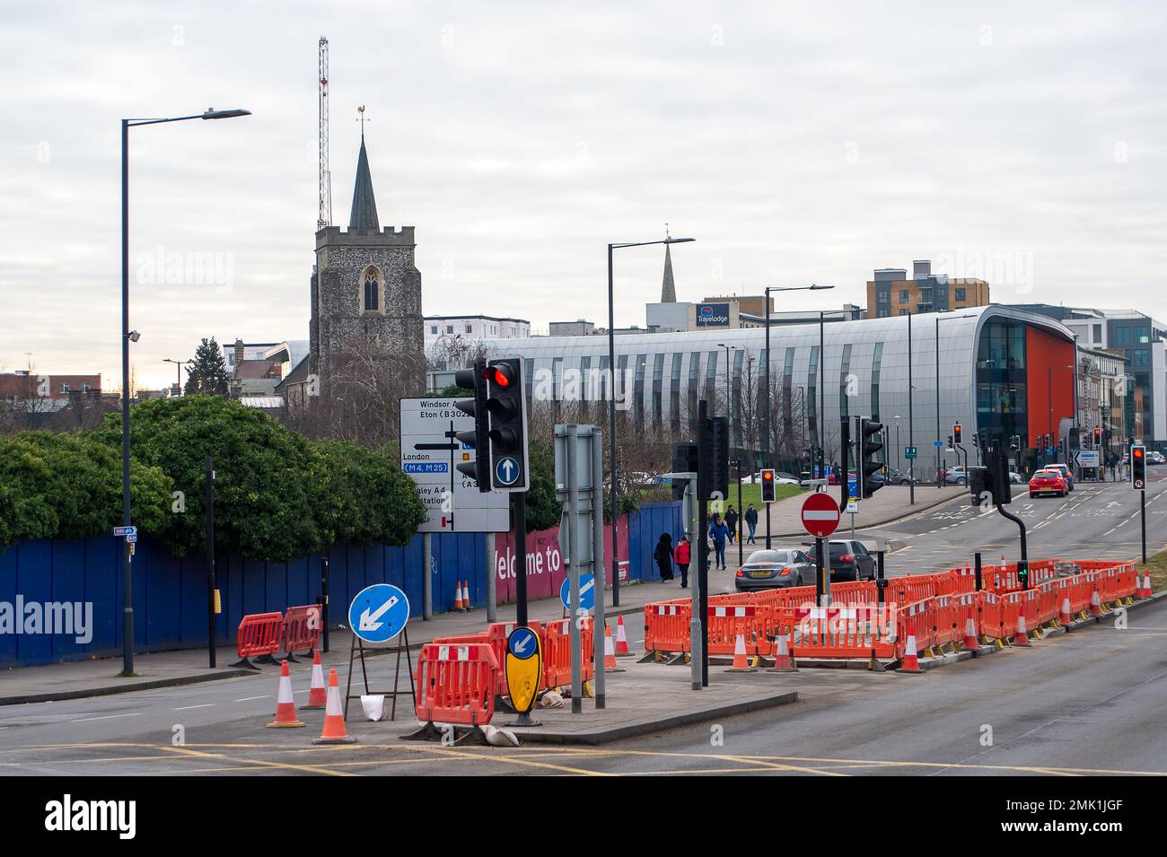 Slough, Berkshire, UK. 28th January, 2023. St Ethelbert's Roman ...