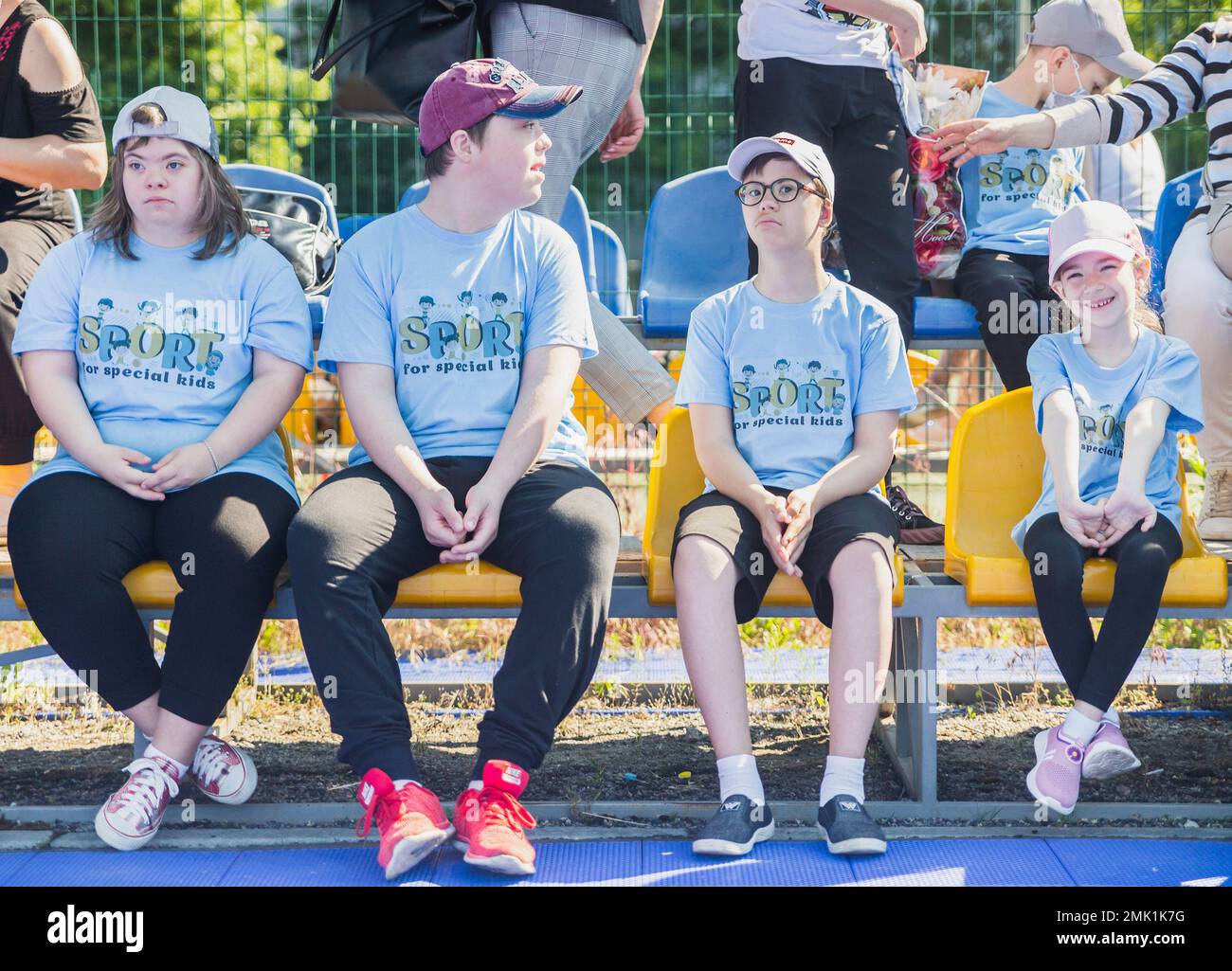Sports competitions for children with disabilities Stock Photo - Alamy