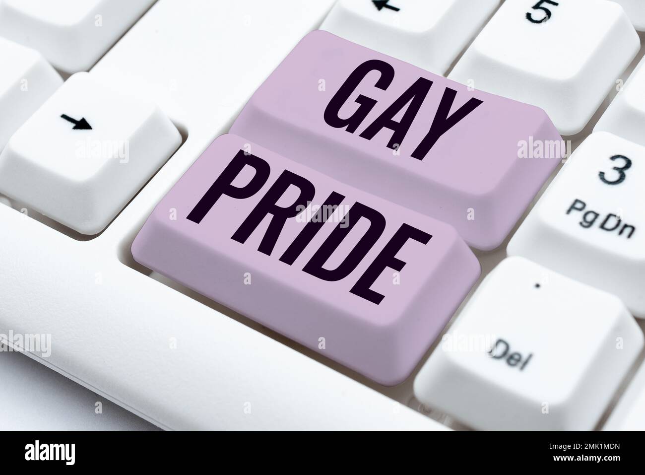 Hand writing sign Gay Pride. Word Written on Dignity of an idividual ...