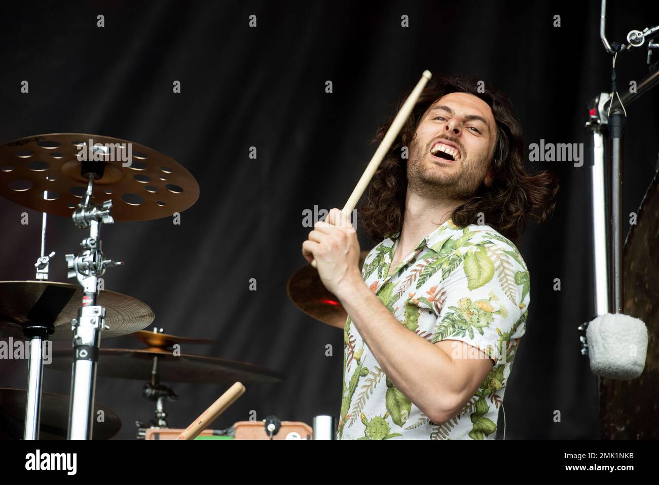 Matthew James Thomas of The Joy Formidable performs at the 2019 Shaky ...
