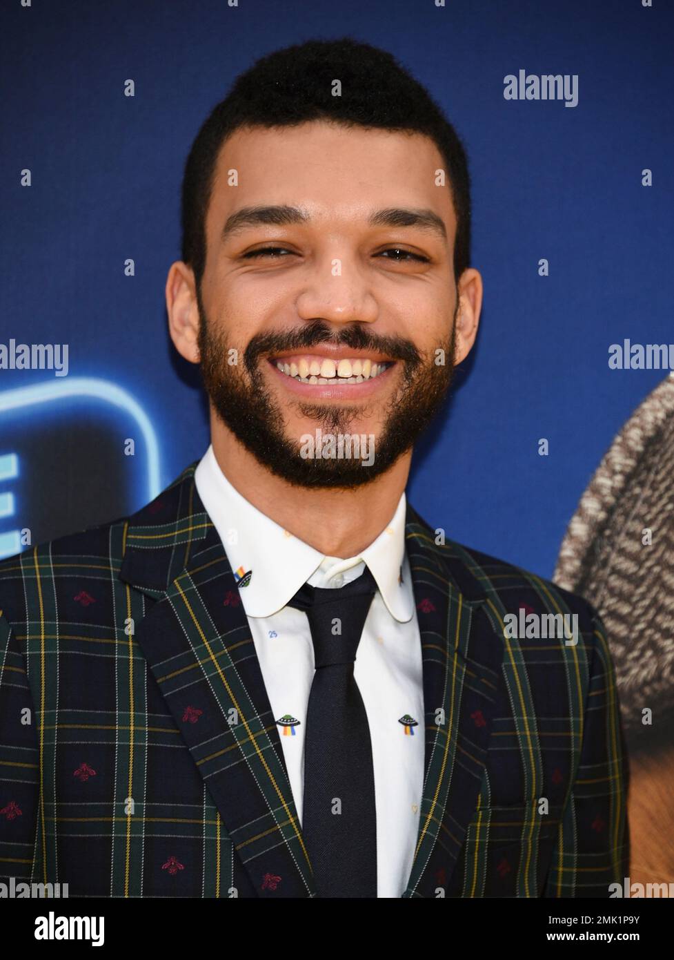 Actor Justice Smith attends the premiere of "Pokemon Detective Pikachu ...