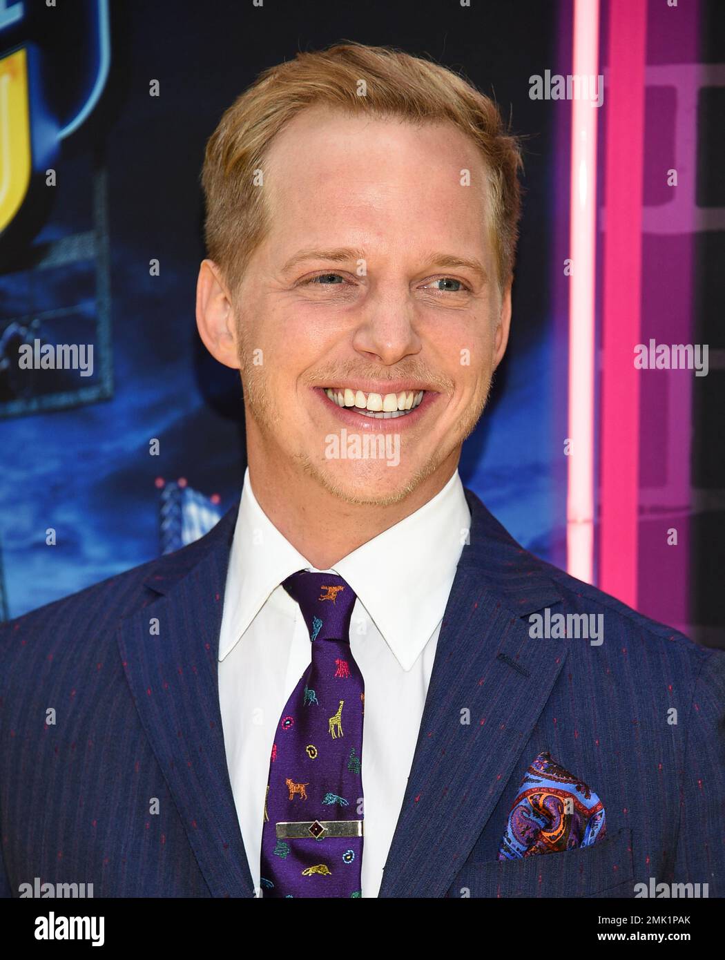 Actor Chris Geere attends the premiere of "Pokemon Detective Pikachu ...