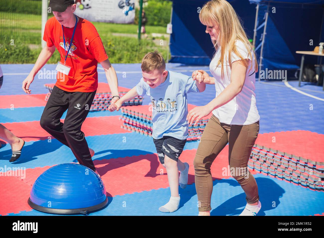 Sports competitions for children with disabilities Stock Photo - Alamy