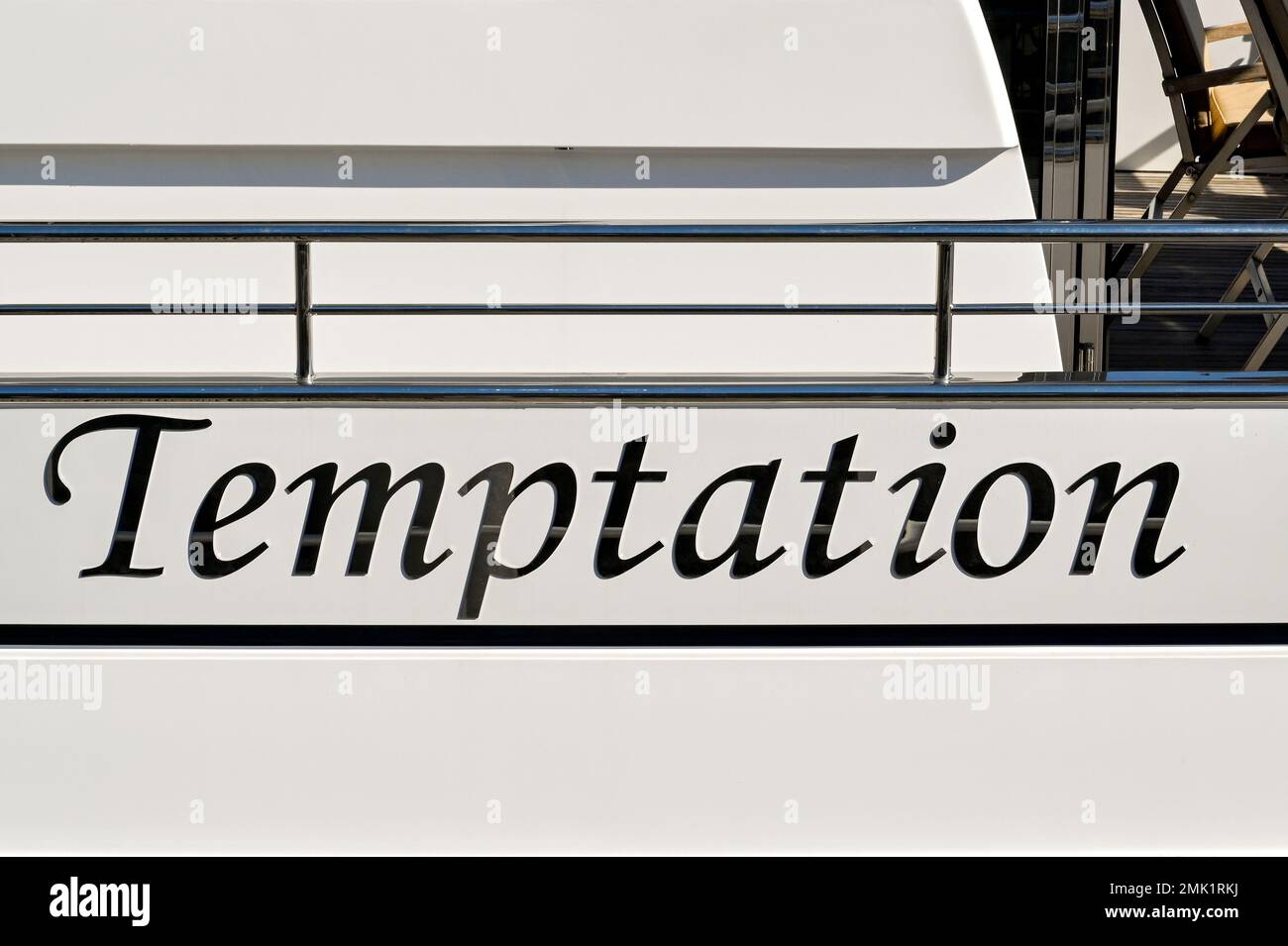 Antwerp, Belgium - August 2022: Sign on the back of a luxury motor ...