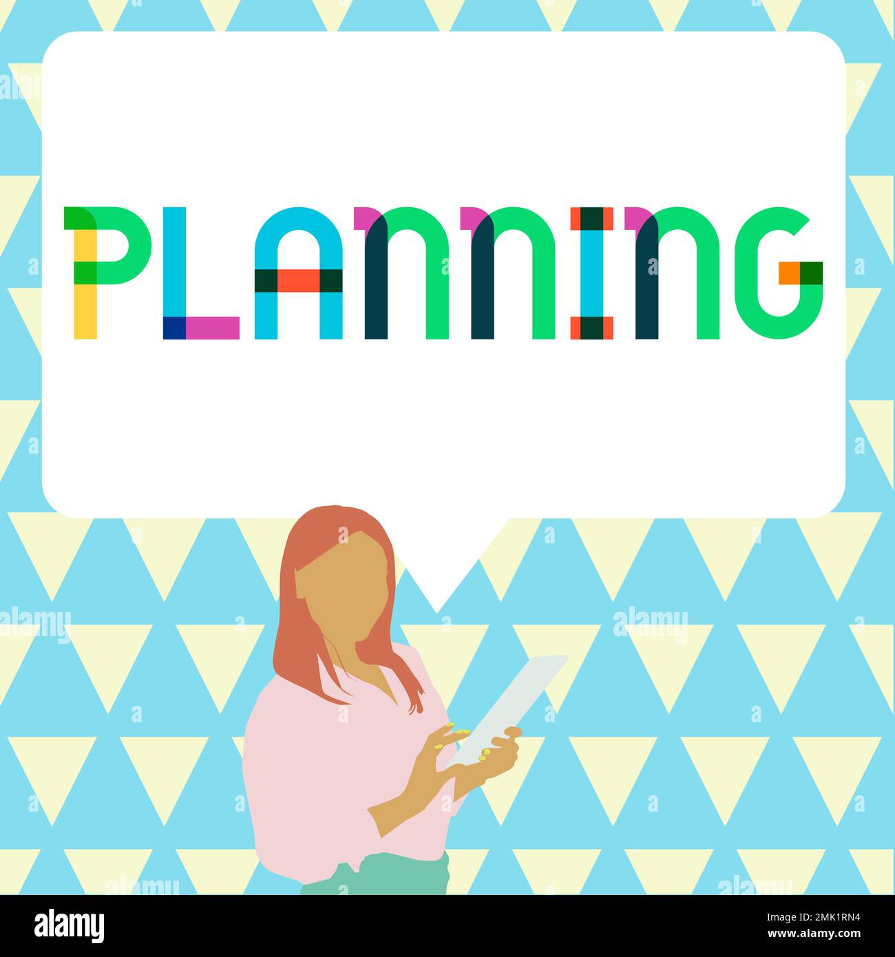 Hand writing sign Planning. Business showcase process of thinking about ...