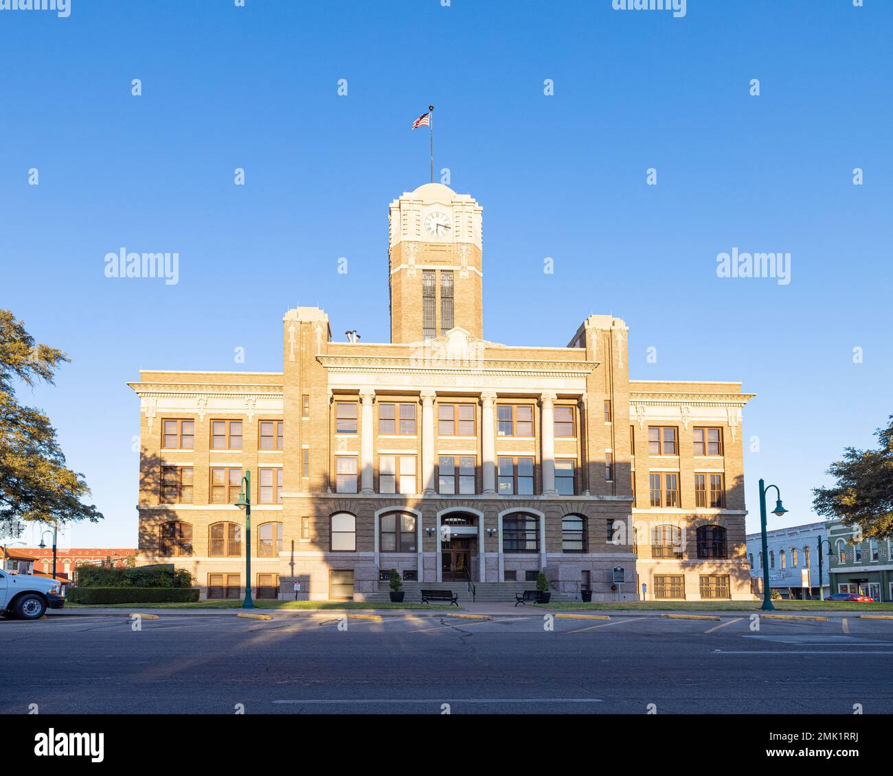 Cleburne, Texas, USA - October 19, 2022: The Johnson County Courthouse ...