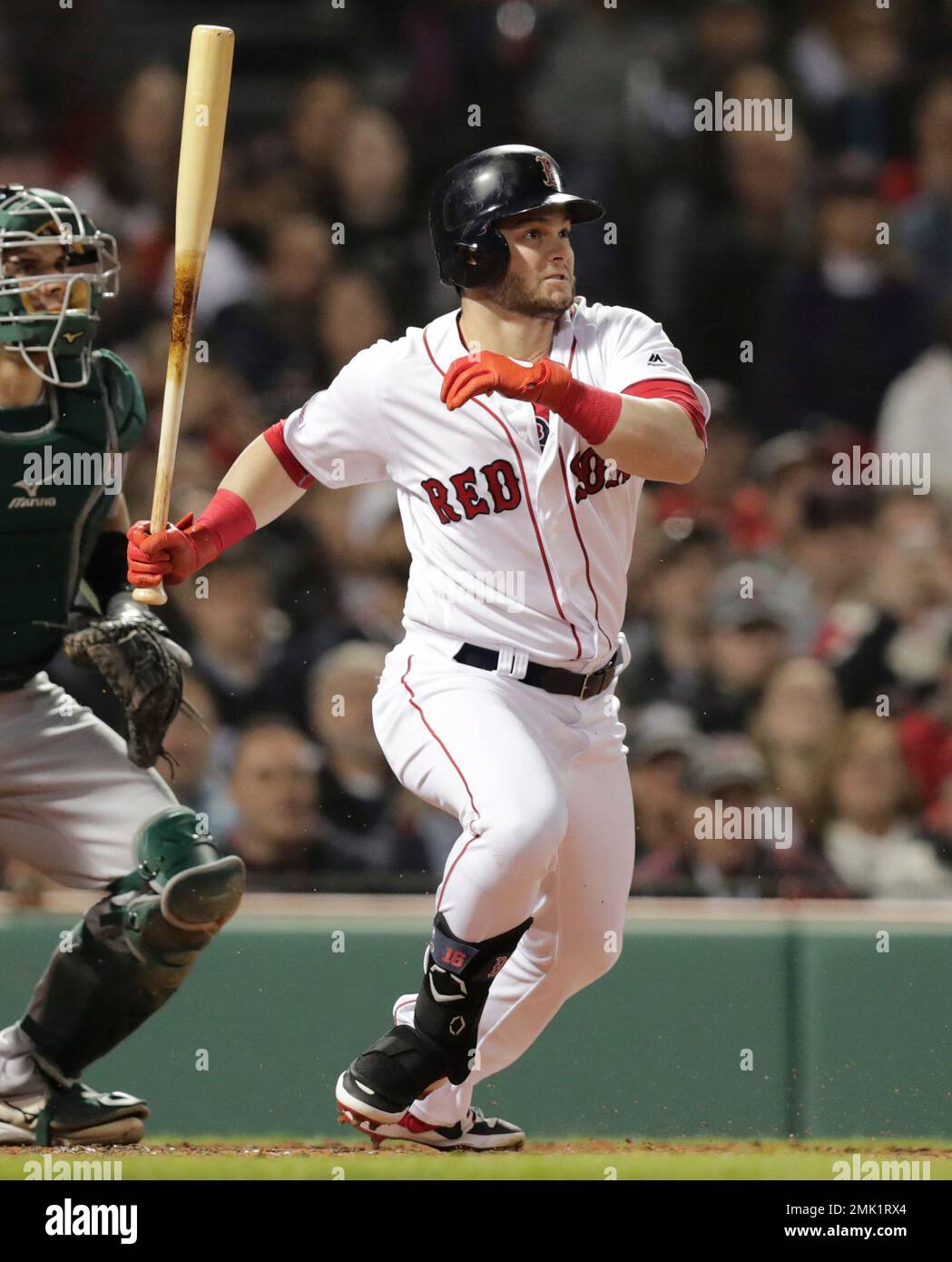 Boston Red Sox's Andrew Benintendi during a baseball game at Fenway ...