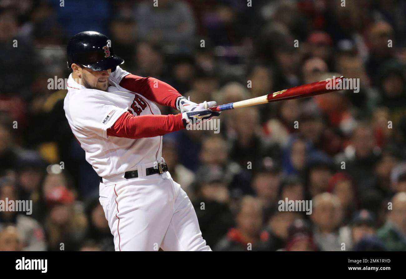Boston Red Sox's Andrew Benintendi during a baseball game at Fenway ...