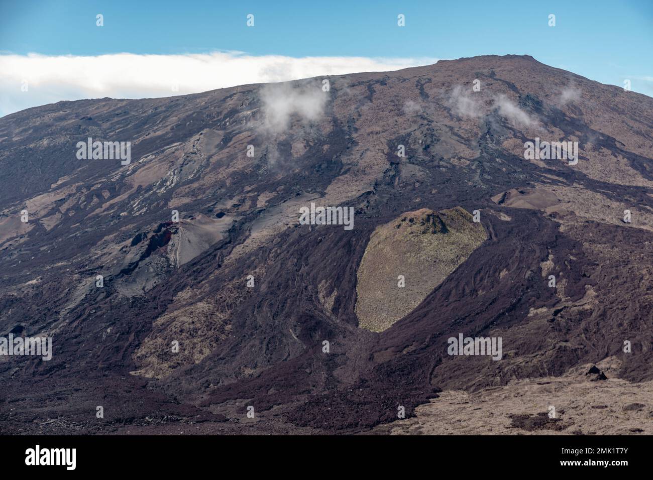 Reunion Island - Piton de la Fournaise volcano Stock Photo - Alamy
