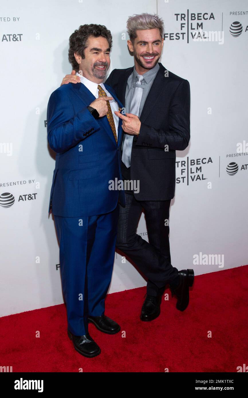 Director Joe Berlinger, left, and actor Zac Efron attend the screening ...