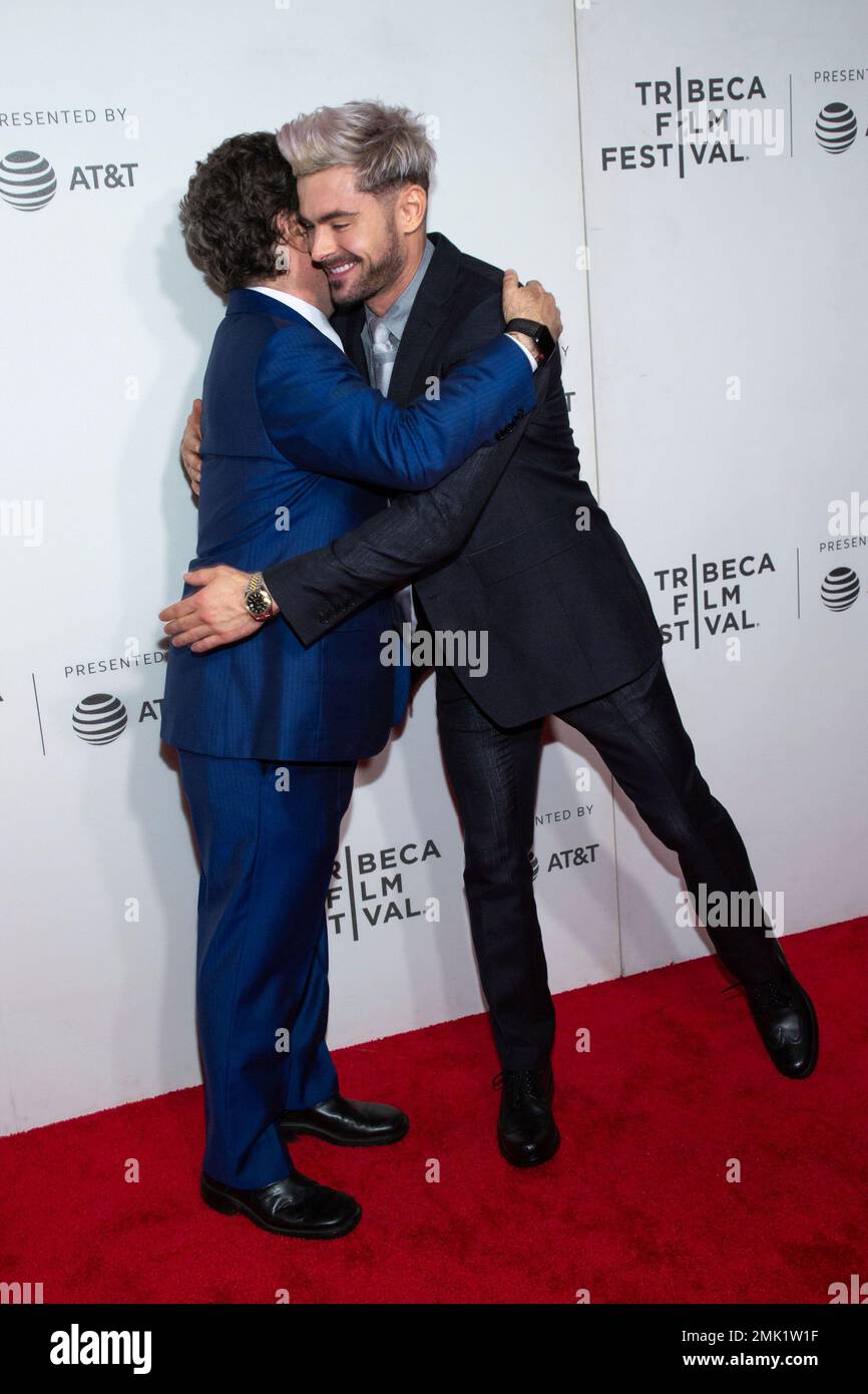 Director Joe Berlinger, left, and actor Zac Efron attend the screening ...