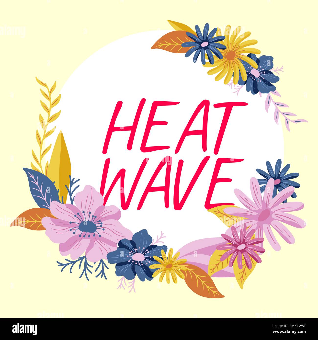 Writing displaying text Heat Wave. Business approach a prolonged period ...