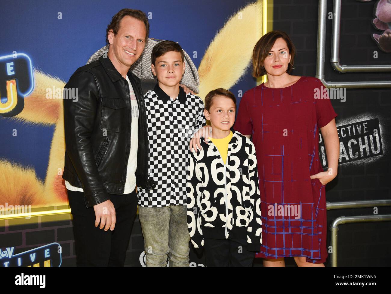 Actor Patrick Wilson, left, poses with his wife Dagmara Dominczyk and ...