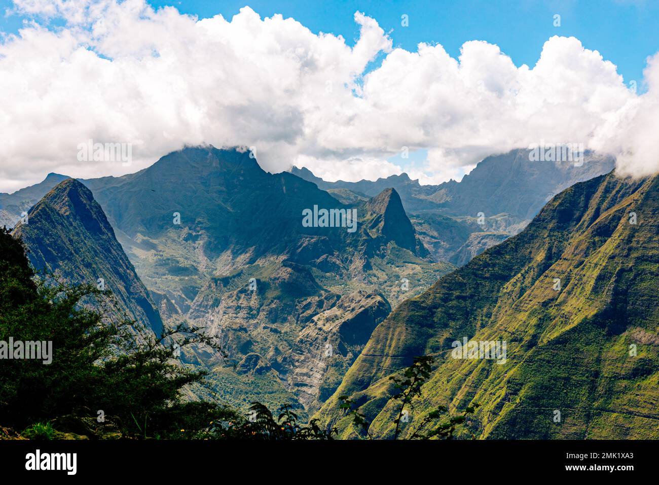 Reunion island green mount hi-res stock photography and images - Alamy