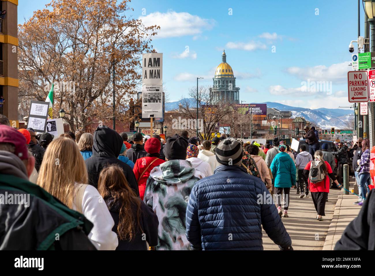 Denver, Colorado - The annual Martin Luther King Day Marade (march ...