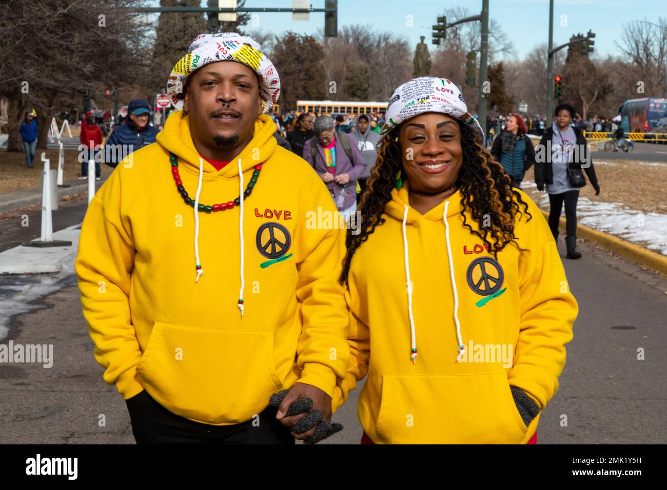 Denver, Colorado - The annual Martin Luther King Day Marade (march ...