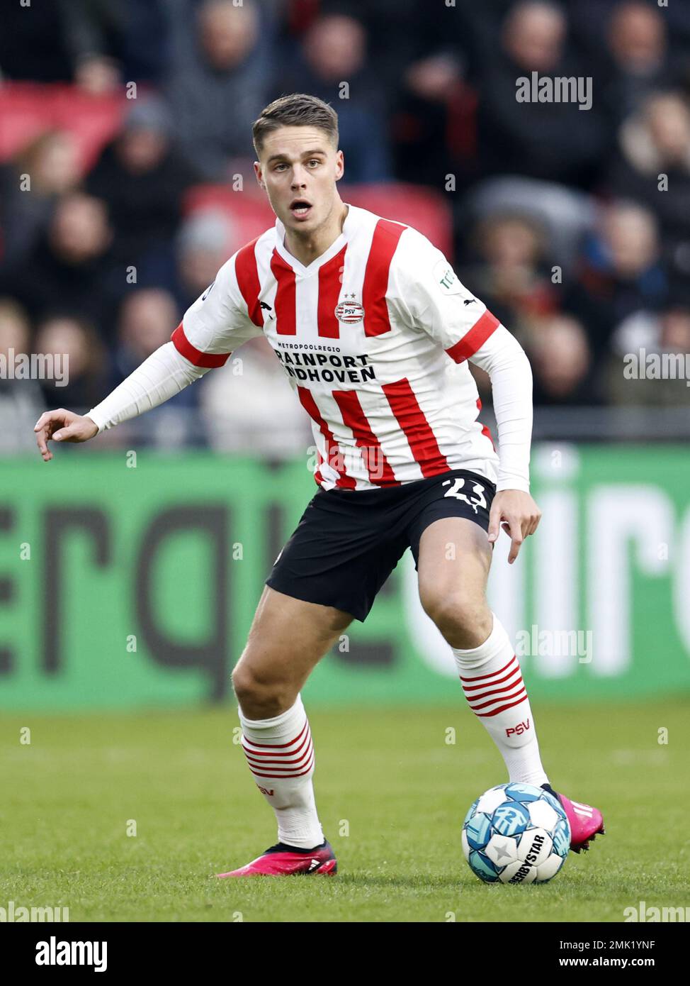 EINDHOVEN - Joey Veerman of PSV Eindhoven during the Dutch premier ...