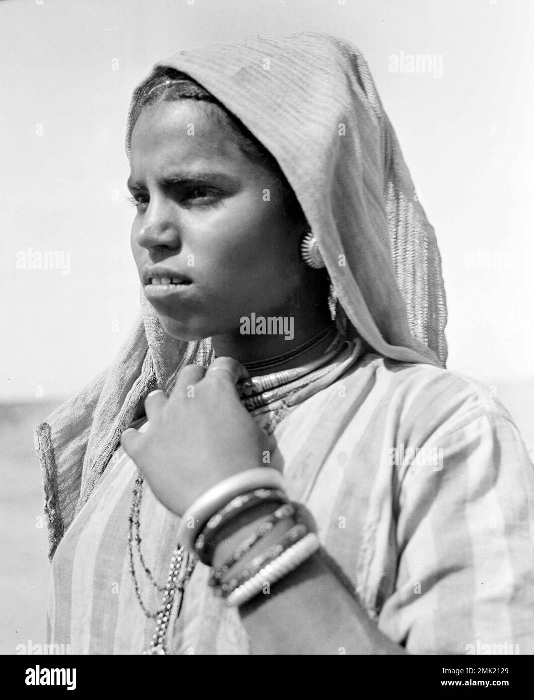This unidentified young woman, pictured June 2, 1946, is of India's ...