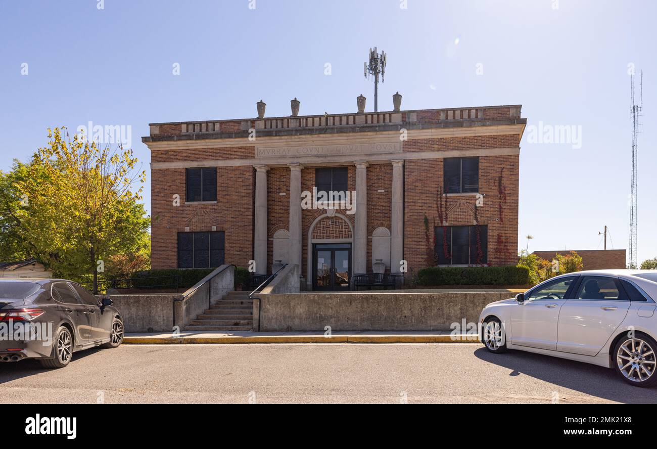 Sulphur, Oklahoma, USA - October 19, 2022 The Murray County Courthouse ...