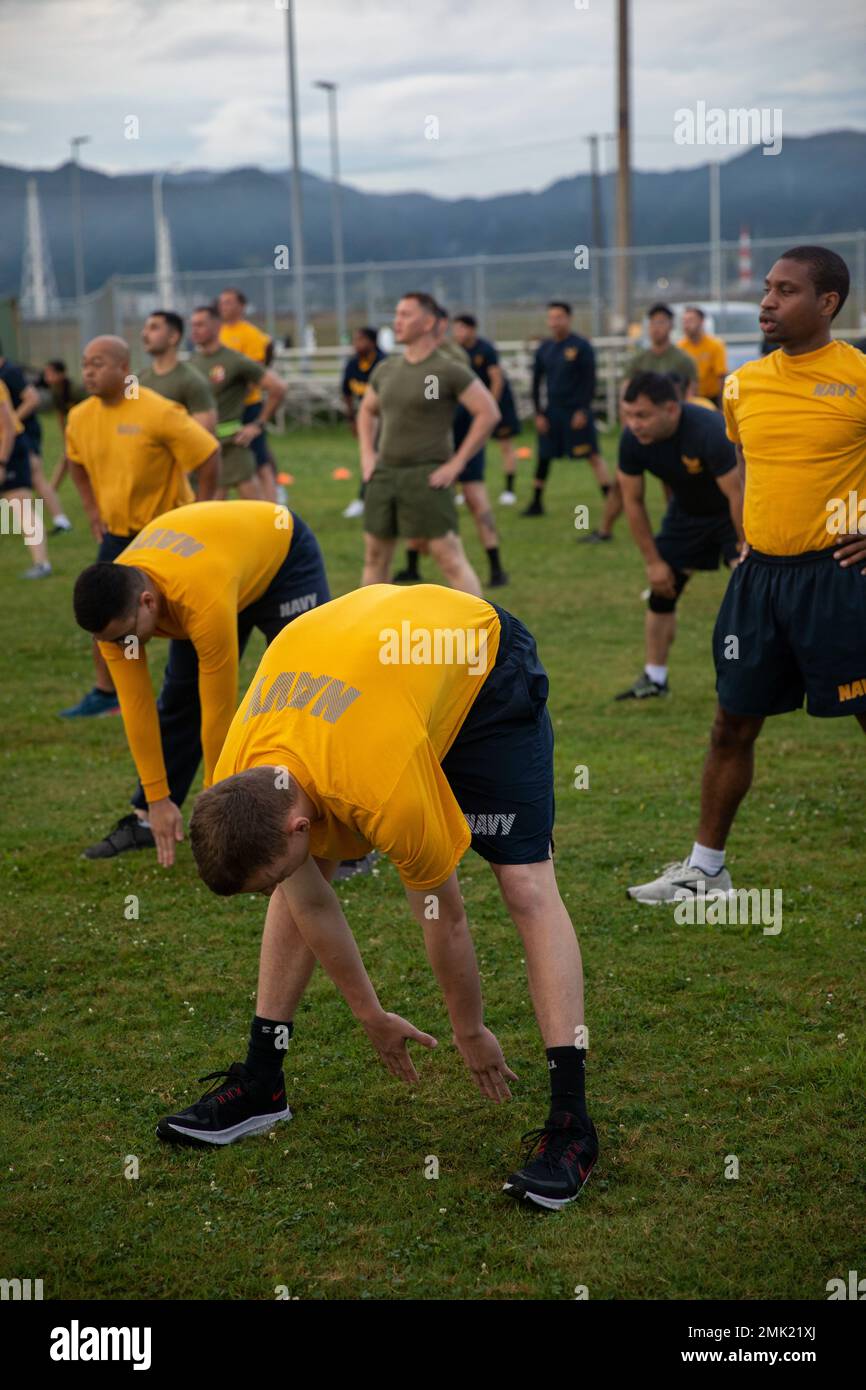 U.S. Marines and Sailors with Headquarters and Headquarters Squadron ...