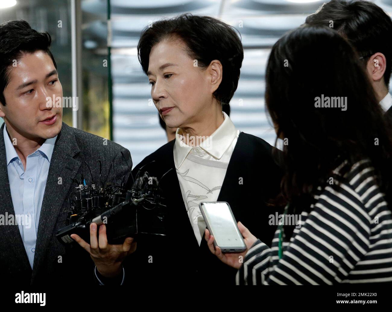 Lee Myung-hee, wife of the late Korean Air President Cho Yang-ho ...