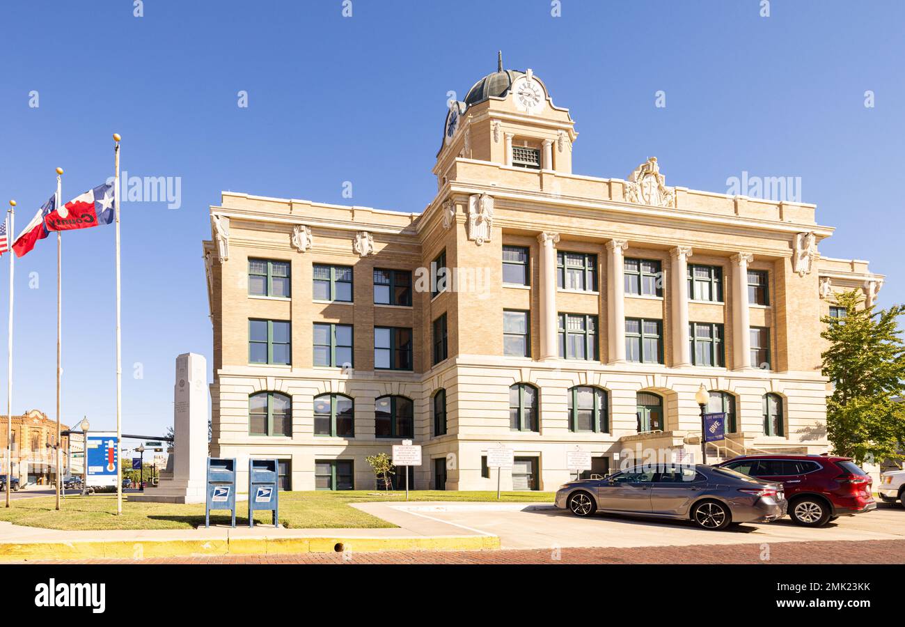 Gainesville, Texas, USA - October 19, 2022: The Cooke County Courthouse ...