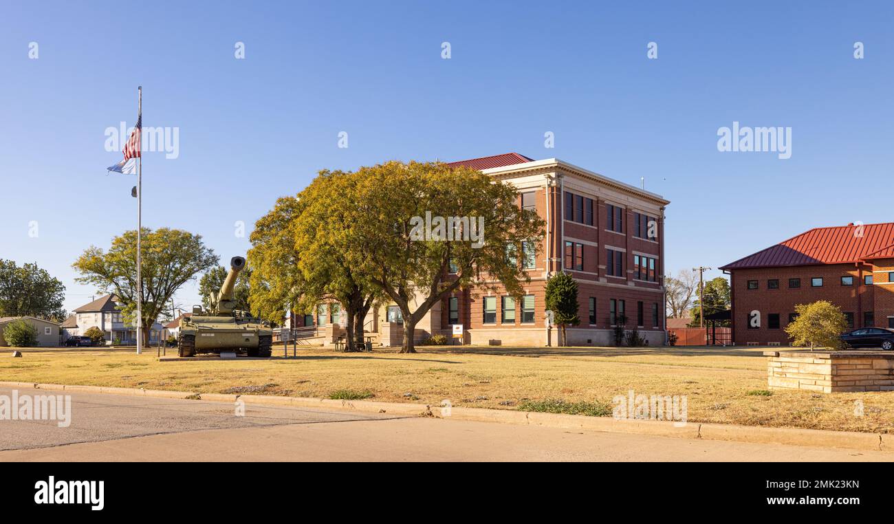 Medford, Oklahoma, USA - October 15, 2022: The Grant County Courthouse ...