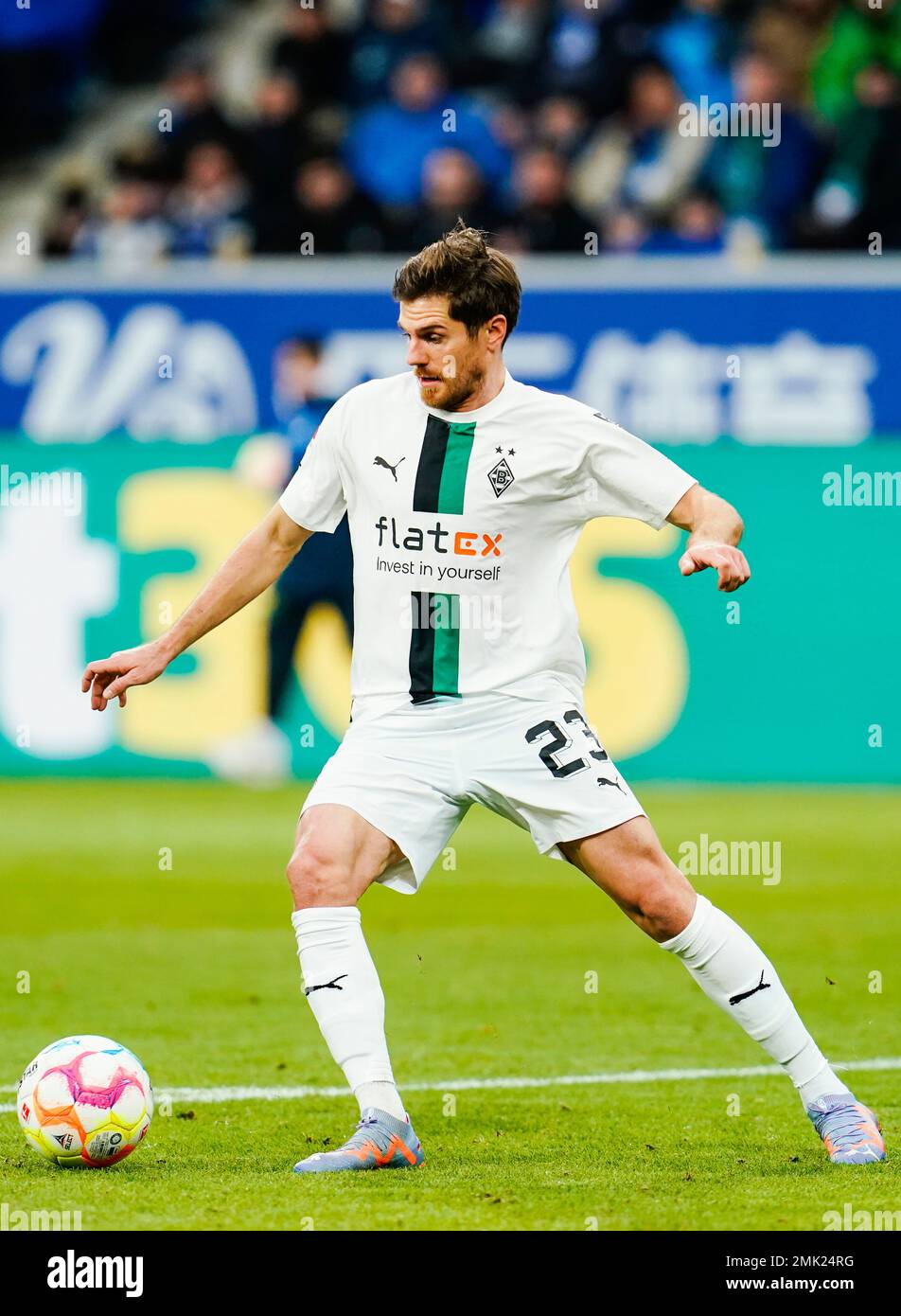 Sinsheim, Germany. 28th Jan, 2023. Soccer: Bundesliga, TSG 1899 Hoffenheim - Borussia ...