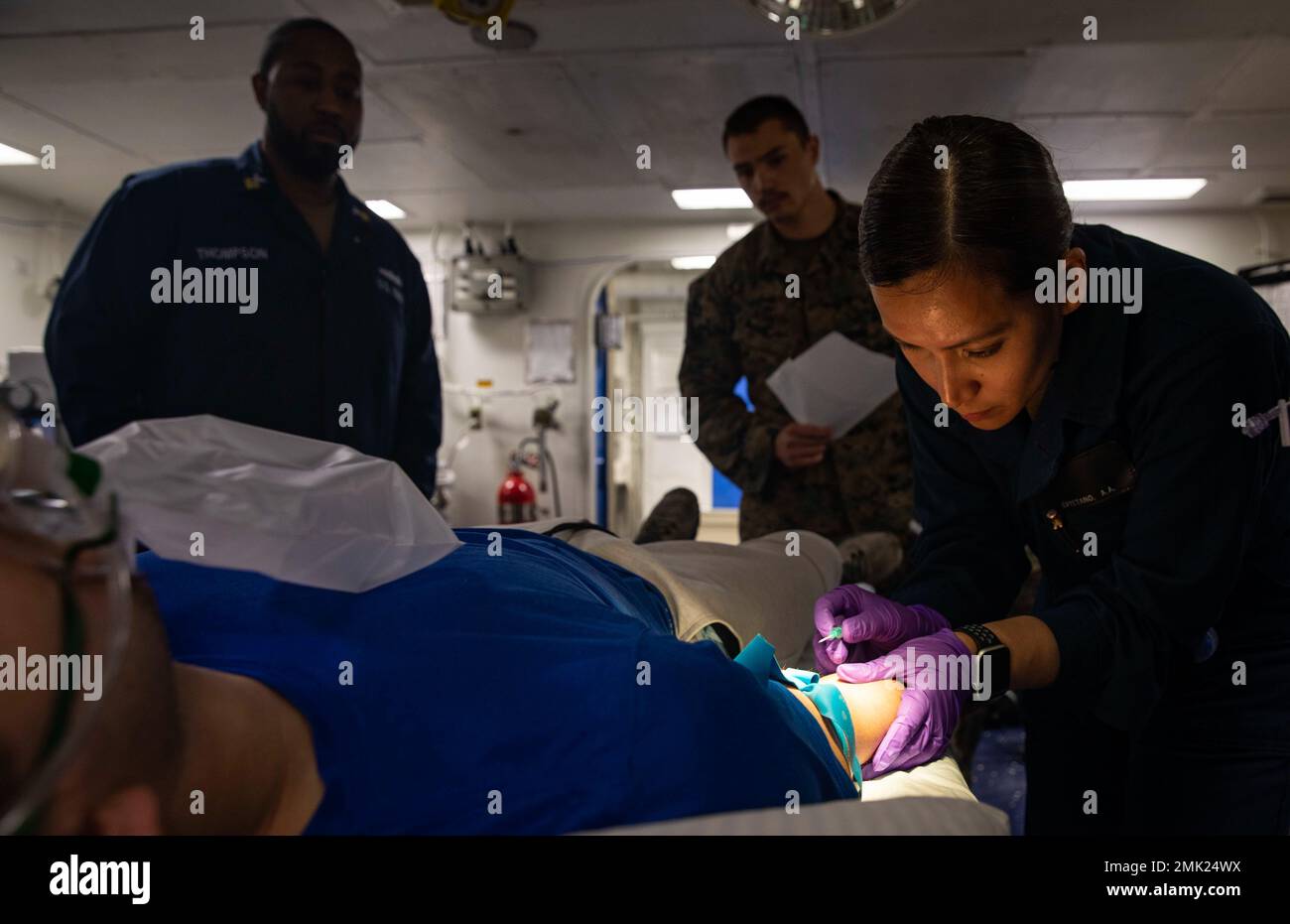 220902-N-XK047-1024 PACIFIC OCEAN (Sept. 2, 2022) – Hospital Corpsman ...