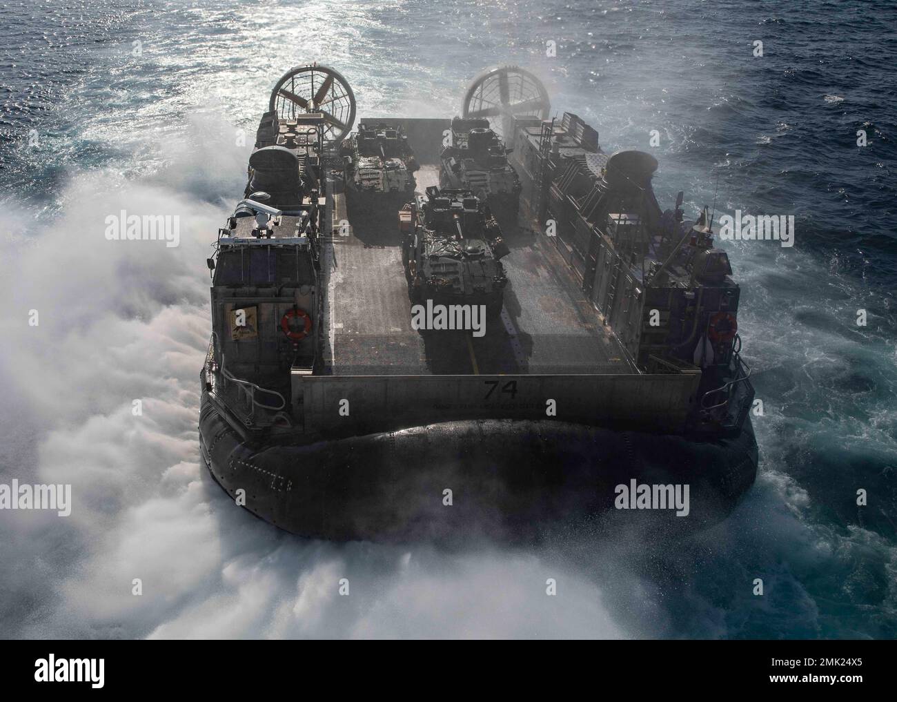 220902-N-YC581-1088 PACIFIC OCEAN (Sept. 2, 2022) – A landing craft ...