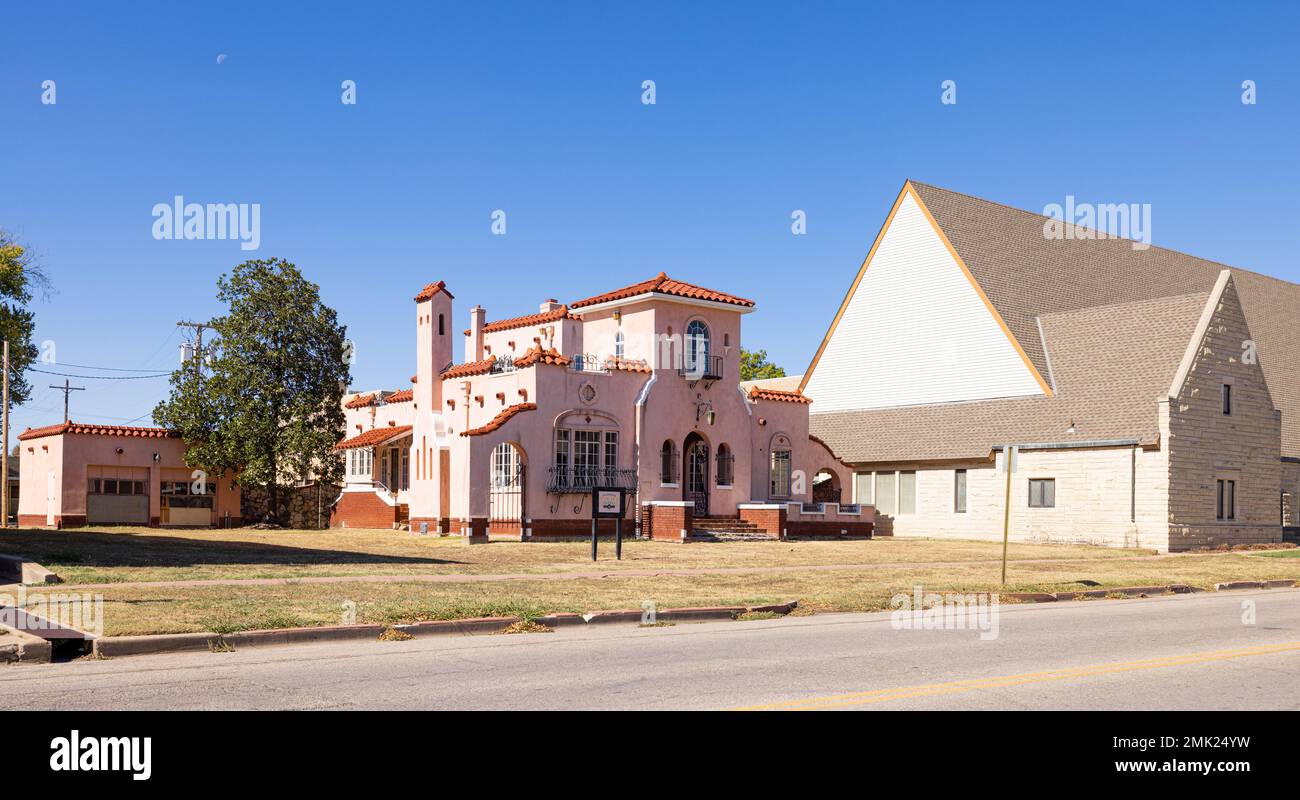 Wellington, Kansas, USA - October 17, 2022: The Edwin Smith House or ...