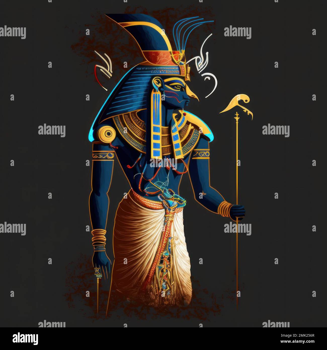 Ancient egypt head gold hi-res stock photography and images - Alamy