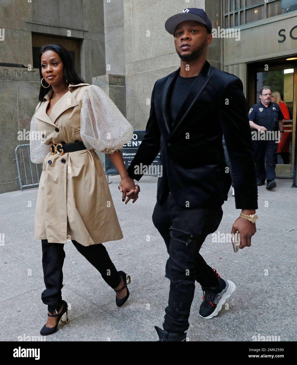 Rapper Remy Ma Left Leaves Manhattan Criminal Court Wednesday May 1