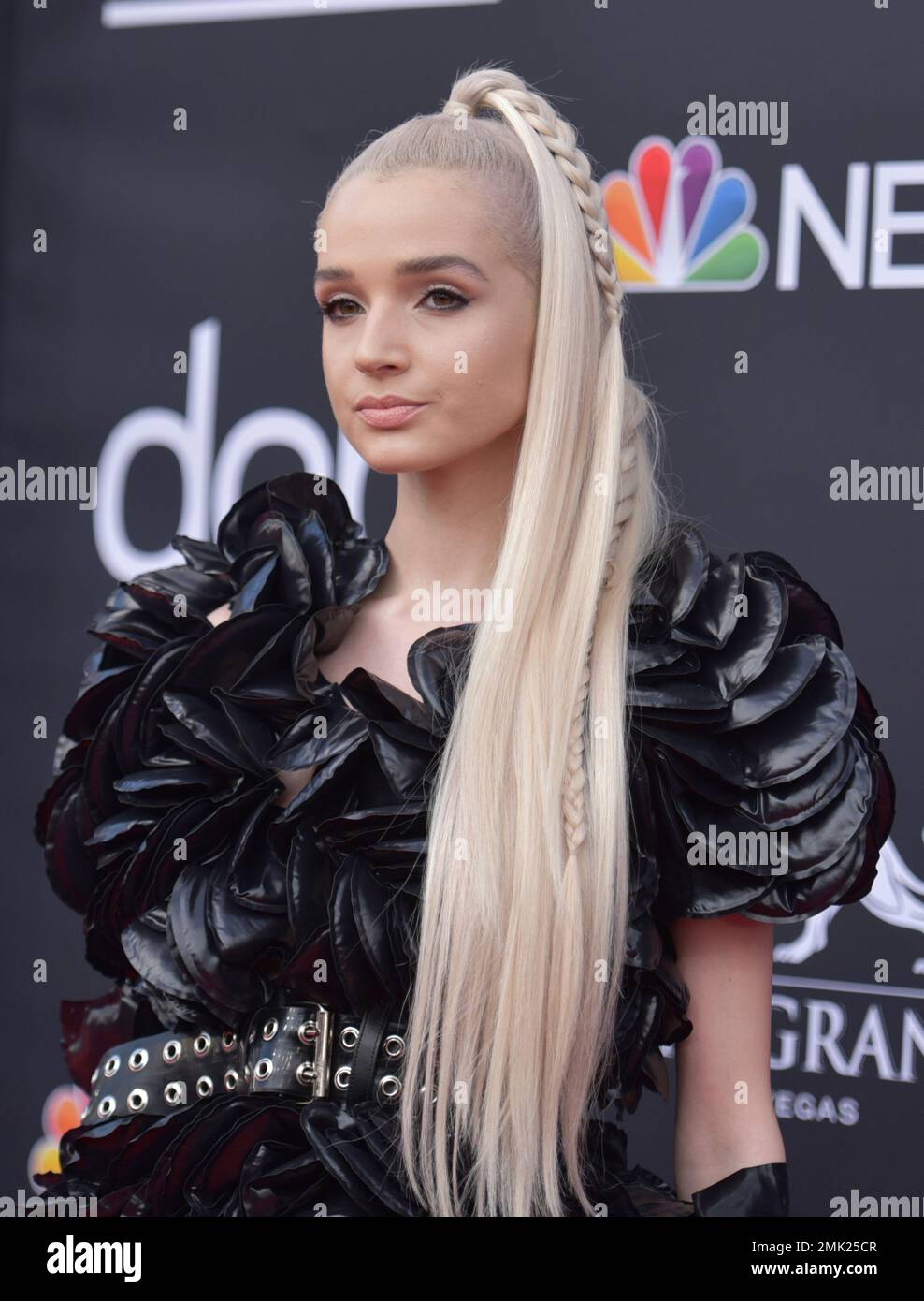 Poppy arrives at the Billboard Music Awards on Wednesday, May 1, 2019 ...